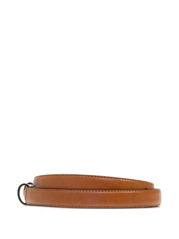 BY MALENE BIRGER Leather Logo Belt