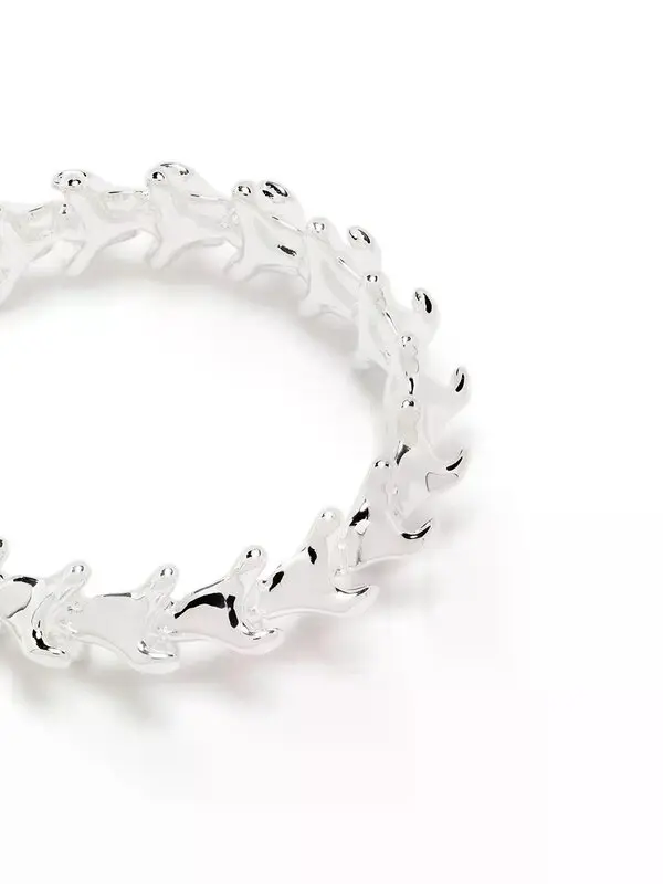 SHAUN LEANE Serpent Trace Band Ring - Silver