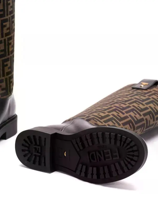 Fendi Filo Jacquard Boots