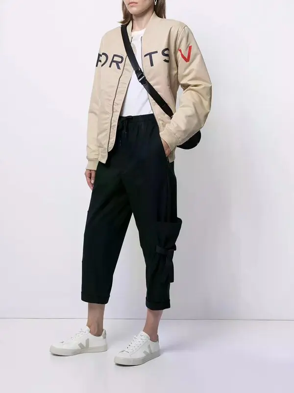 PORTS V Logo-print Bomber Jacket