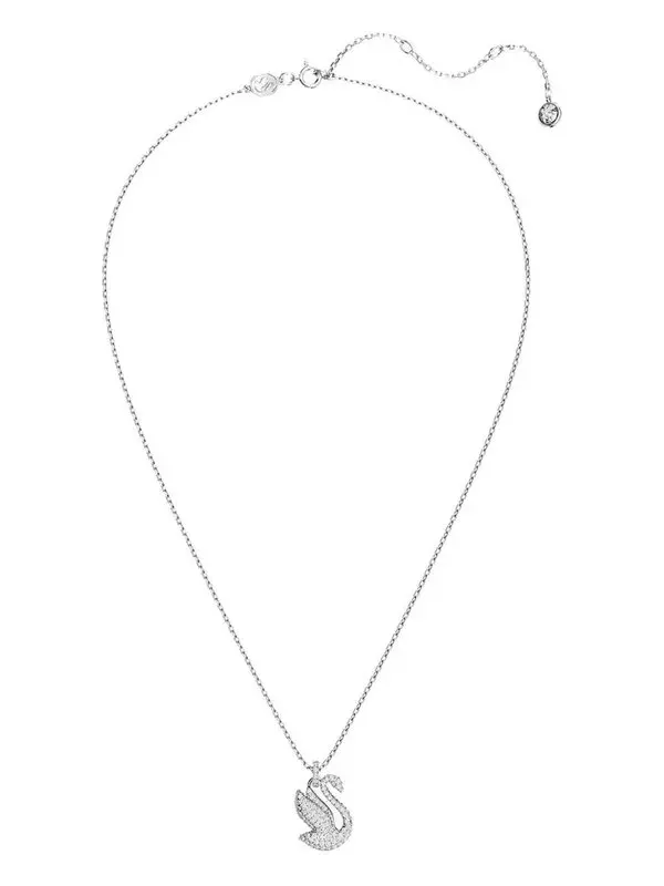 SWAROVSKI Swan Necklace - Silver