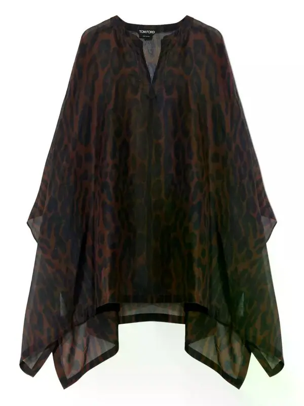 TOM FORD Leopard-print Beach Dress
