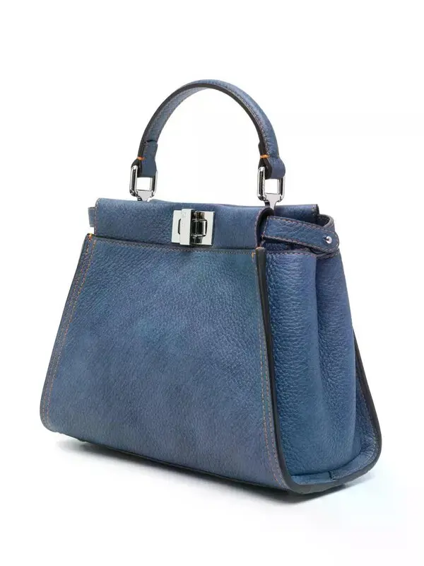Fendi Mini Peekaboo Tote Bag - Blue
