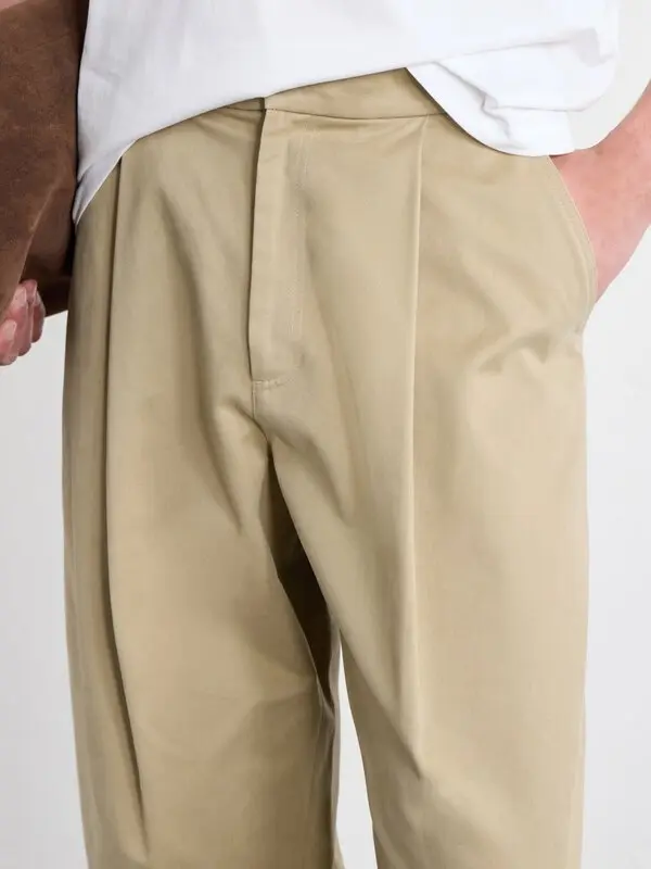 Studio Nicholson Sorte Wide-leg Cotton-twill Trousers