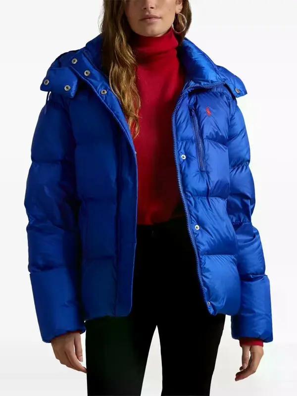 Polo Ralph Lauren Hooded Puffer Jacket - Blue