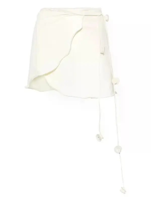 LA REVECHE Asymmetric Pareo - Neutrals