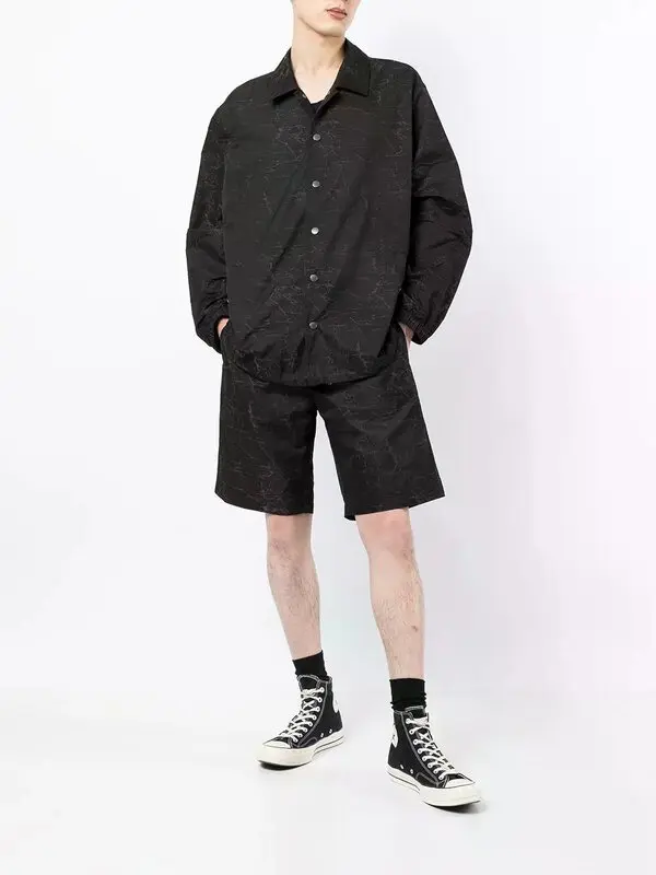 PORTS V All-over Logo Print Shorts