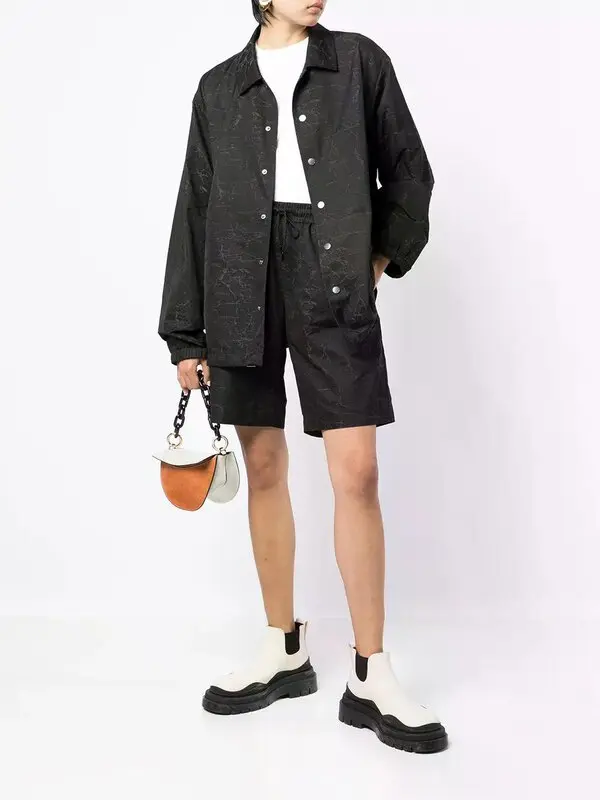 PORTS V All-over Logo Print Shorts