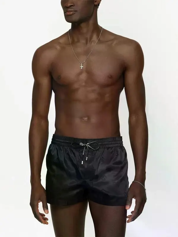Dolce & Gabbana Monogram Jacquard Swim Shorts