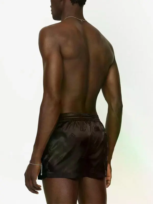 Dolce & Gabbana Monogram Jacquard Swim Shorts