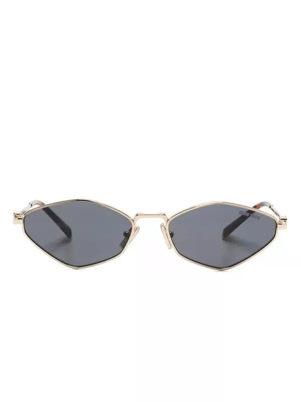 Miu Miu Miu Regard Sunglasses - Gold