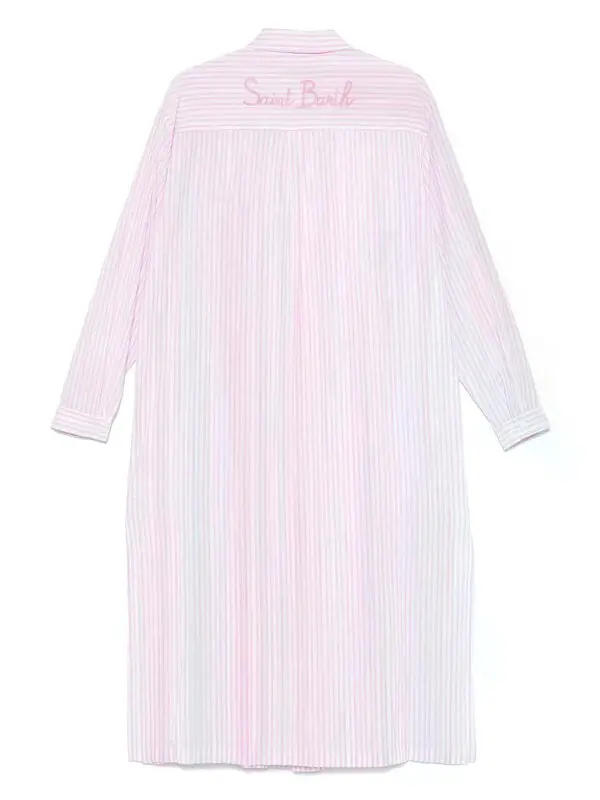 MC2 SAINT BARTH Striped Shirt Dress