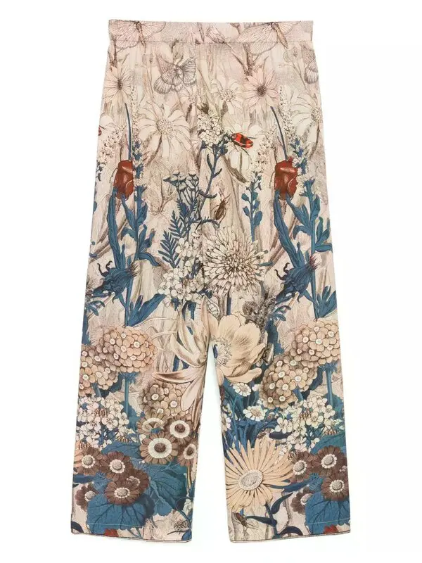 Biyan Printed Cotton Pants