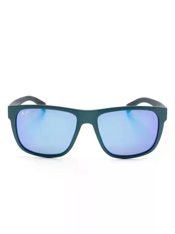 Maui Jim Logo-print Sunglasses - Blue