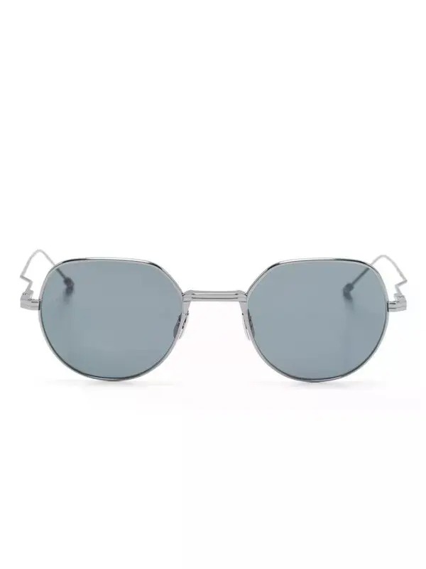 Thom Browne Round-frame Sunglasses - Silver