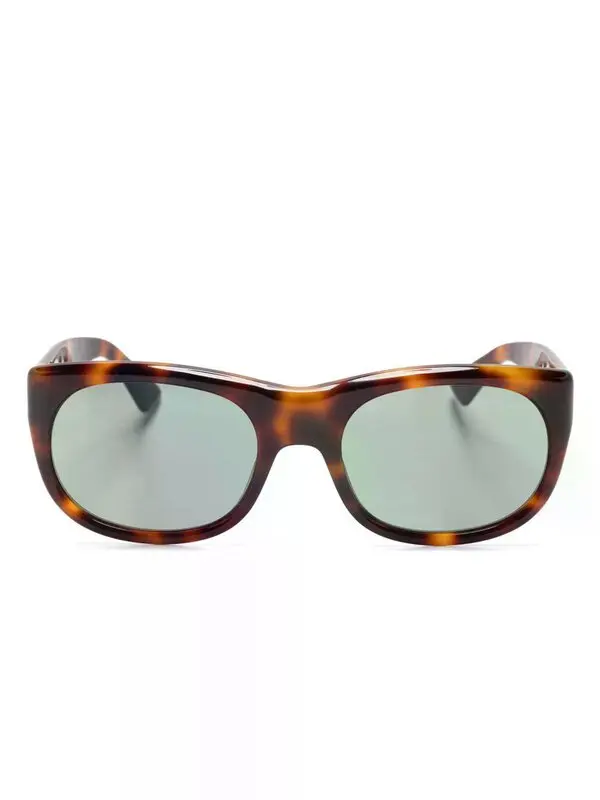 Saint Laurent Tortoiseshell-effect Sunglasses - Brown