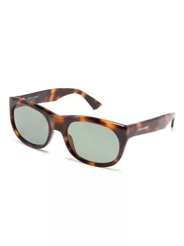 Saint Laurent Tortoiseshell-effect Sunglasses