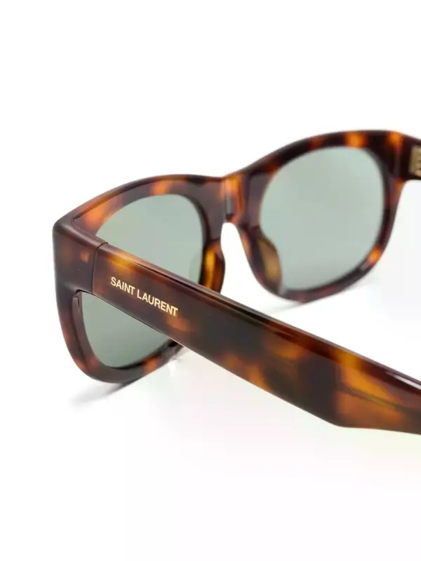 Saint Laurent Tortoiseshell-effect Sunglasses