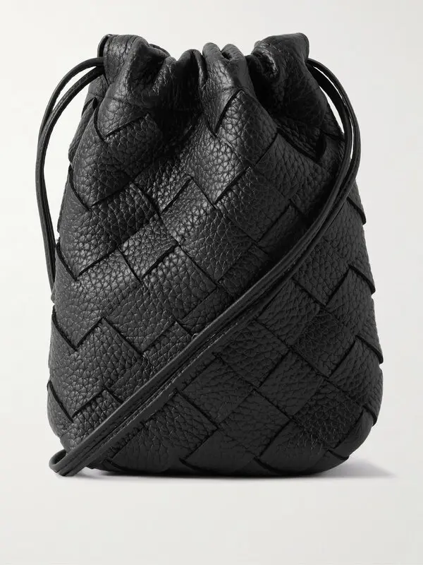 Bottega Veneta Intrecciato Full-grain Leather Pouch