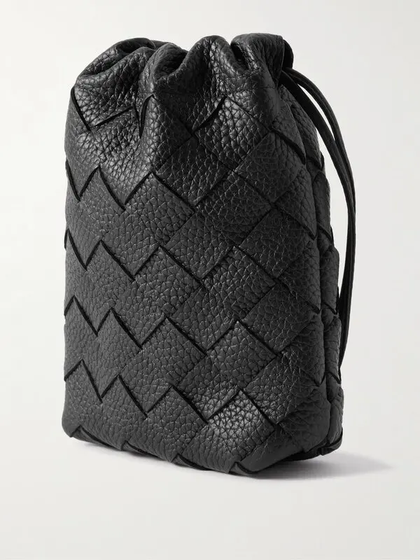 Bottega Veneta Intrecciato Full-grain Leather Pouch