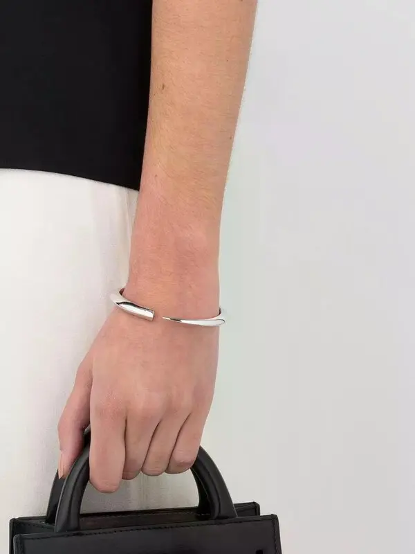 SHAUN LEANE Tusk Open Bangle - Silver