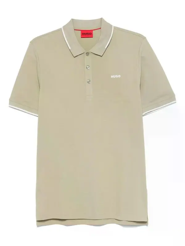 Hugo Logo-embroidered Polo Shirt
