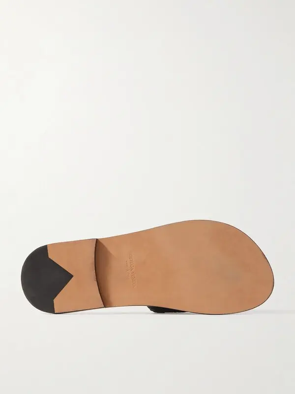 Bottega Veneta Intrecciato Leather Slides