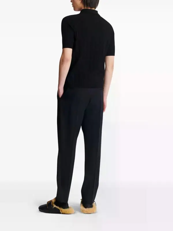 Balmain Knitted Polo Shirt