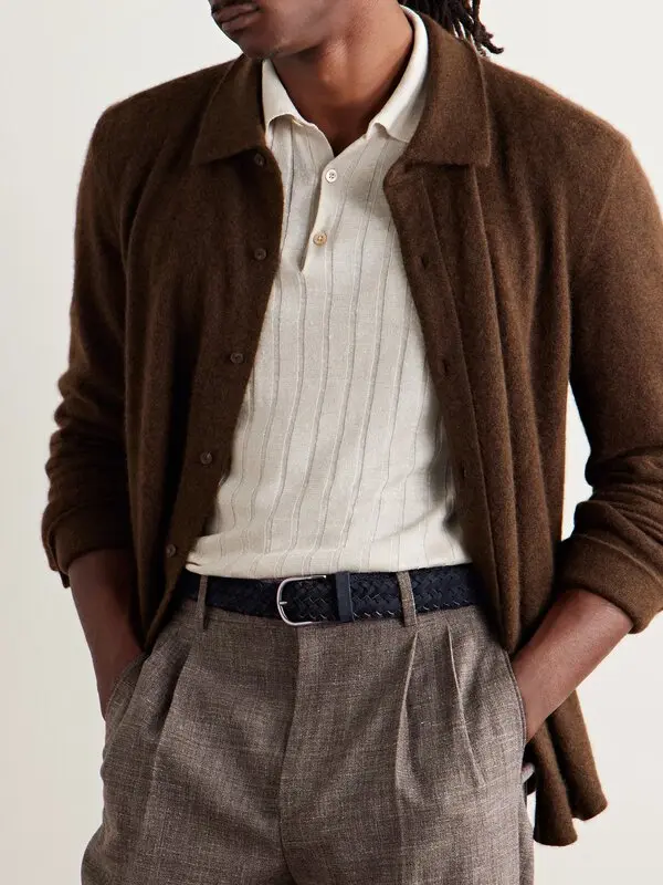 Anderson's Woven Suede Belt