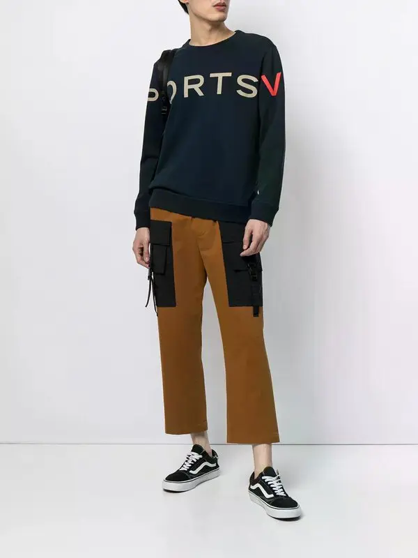 PORTS V Logo-print Cotton Sweatshirt