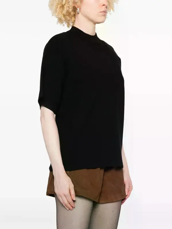 Max Mara Mock-neck T-shirt