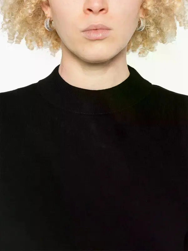 Max Mara Mock-neck T-shirt
