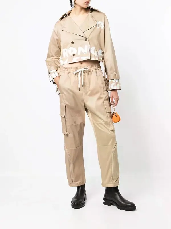 PORTS V Drawstring Cargo Trousers