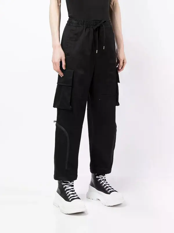 PORTS V Drawstring Cargo Trousers