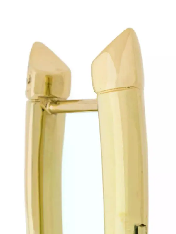 SHAUN LEANE Sabre Diamond Crossover Earrings - Gold