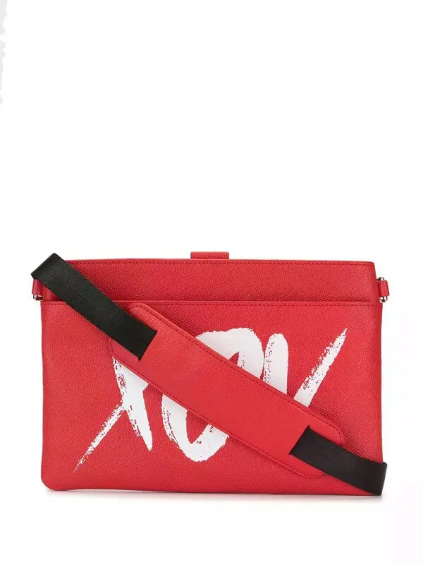 PORTS V Graphic-print Crossbody Bag - Red