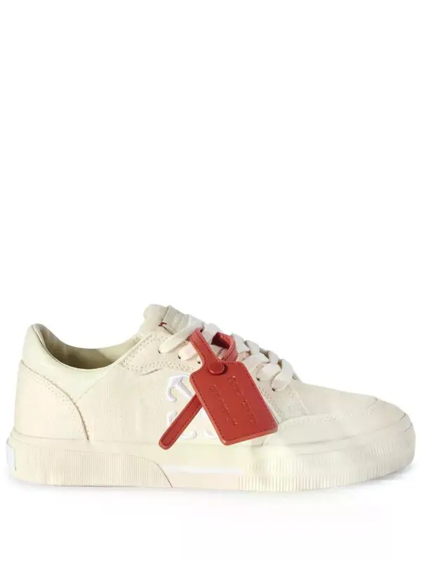 Off-White Low Vulcanized Canvas Sneakers - Neutrals