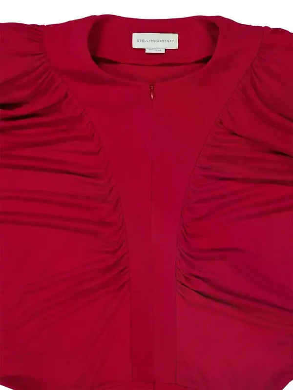 Stella McCartney Draped Long-sleeve Gown