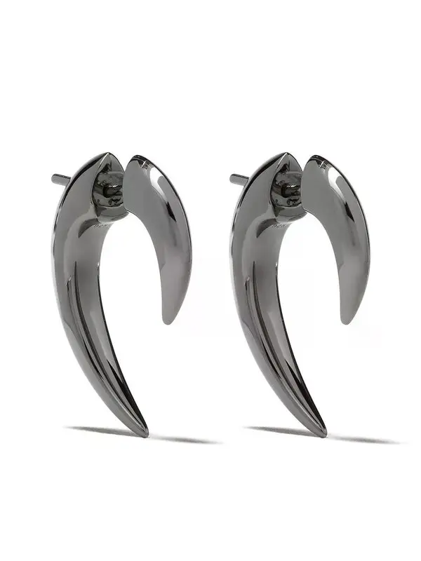 SHAUN LEANE Talon Earrings - Silver