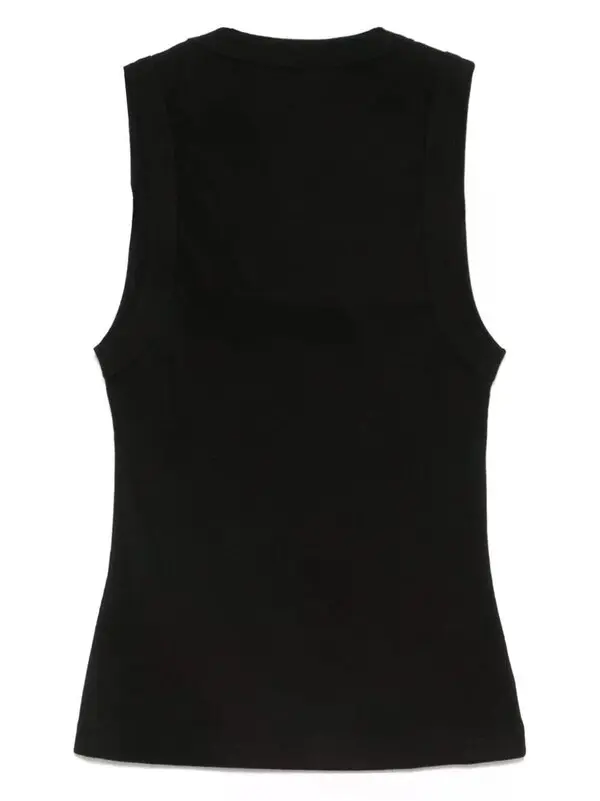 Wardrobe.NYC Scoop-neck Tank Top - Black
