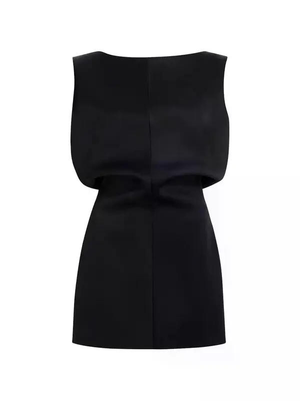 Khaite Toma Mini Dress - Black