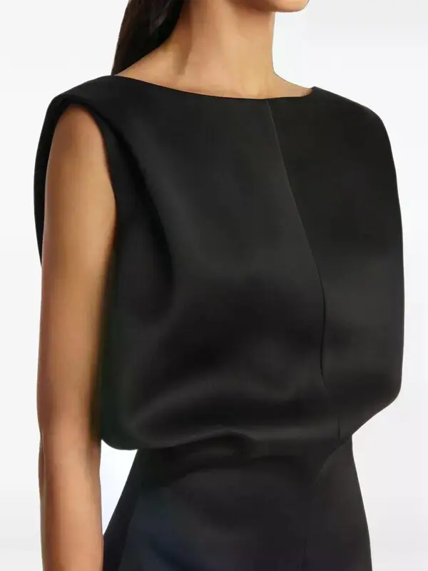 Khaite Toma Mini Dress - Black