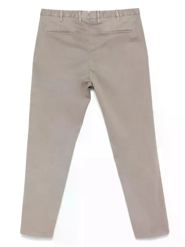 DELL'OGLIO Pressed-crease Chino Trousers
