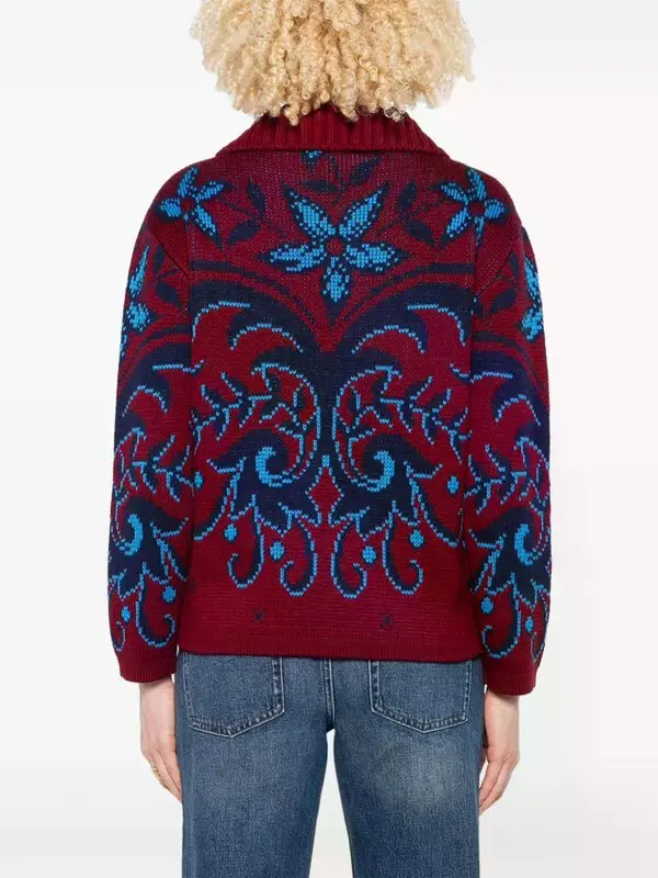 Etro Patterned Sweater - Red