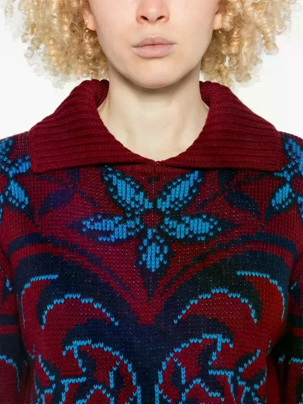 Etro Patterned Sweater - Red