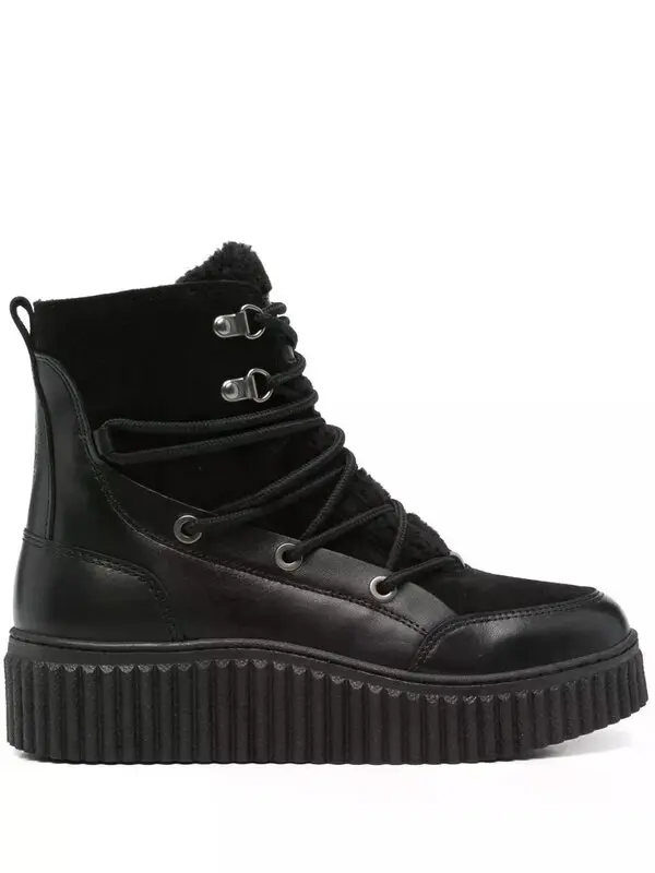 Marc O'polo Leather Combat Ankle Boots