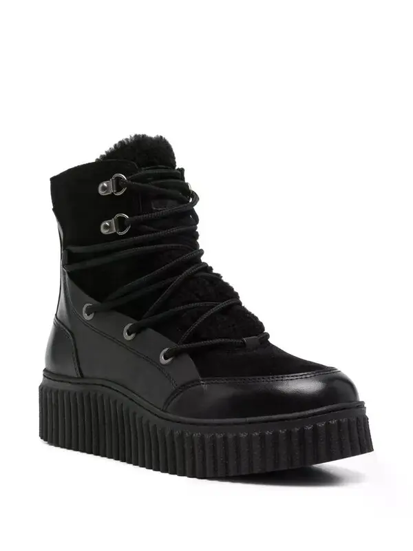 Marc O'polo Leather Combat Ankle Boots