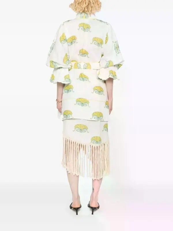 MAISON LA PLAGE Printed Maria Louis Jacket
