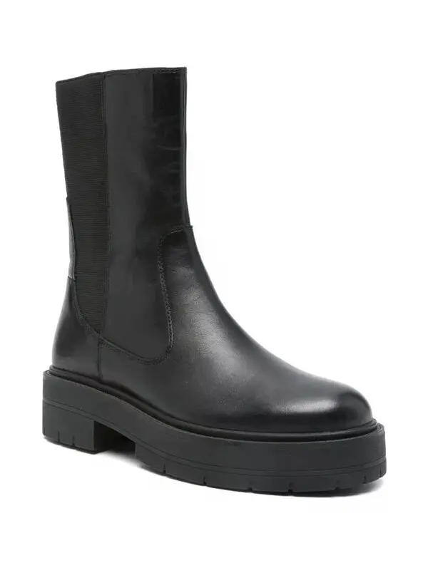 Geox 40mm Leather Chelsea Ankle Boots