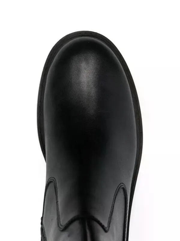 Geox 40mm Leather Chelsea Ankle Boots